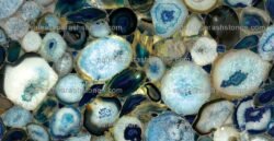 Blue agate slab tiles surface manufacturer - countertop backsplash table